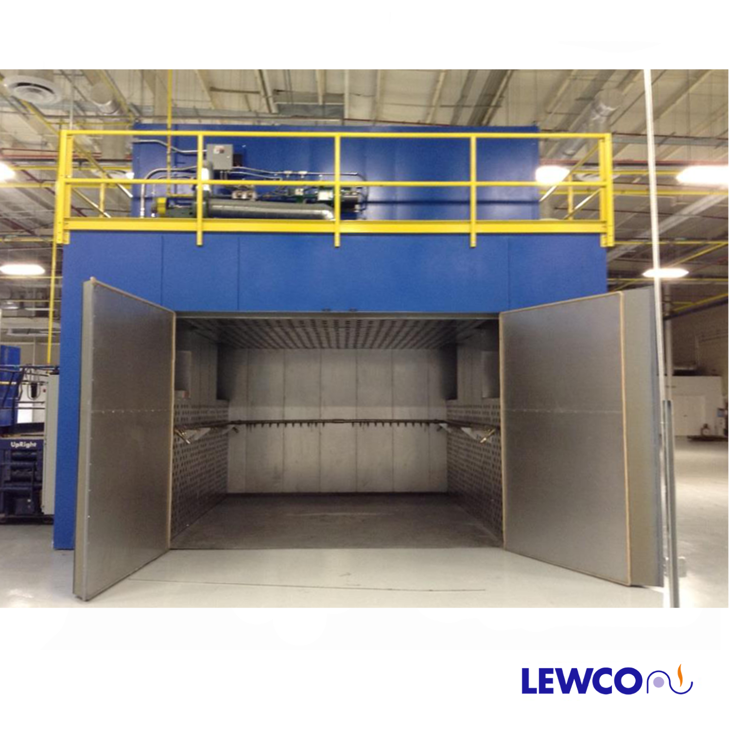 500°F Direct-Fired Natural Gas Oven (inside view) | LEWCO, Inc ...